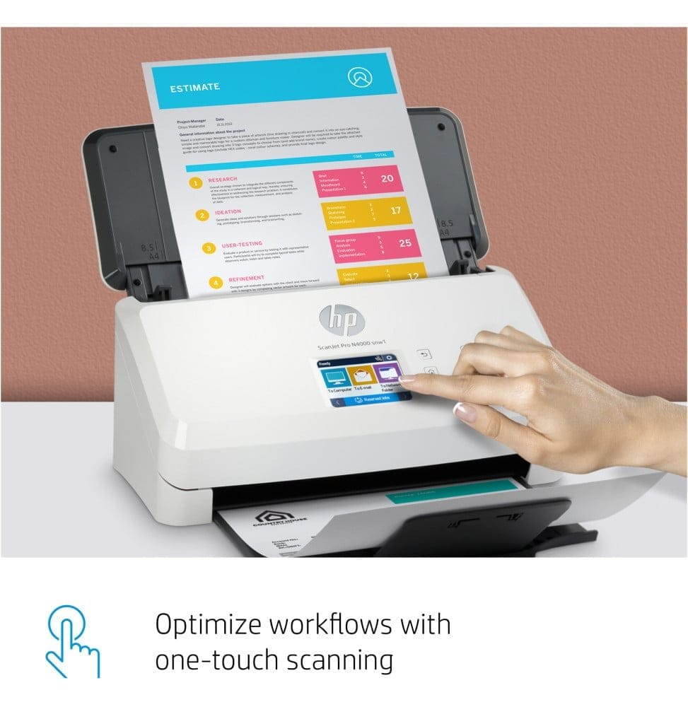 HP ScanJet Pro N4000 snw1 (6FW08A-B19) à un bon prix au Maroc avec ...